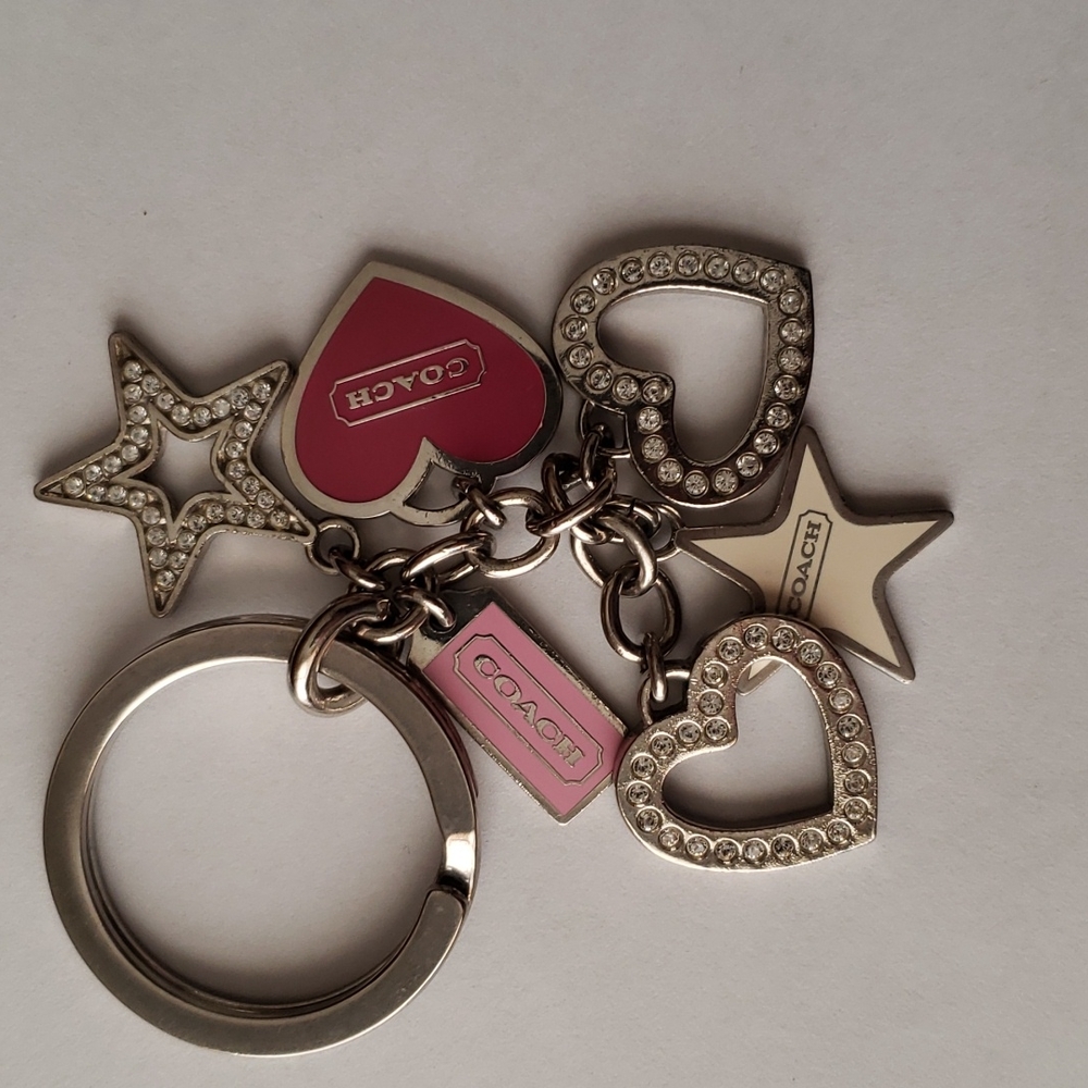 Coach Key Ring Hearts And Stars 6 Pieces Inc Coach Ta… - Gem